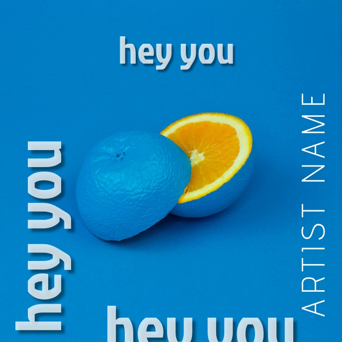 hey you Album Art Template | PosterMyWall