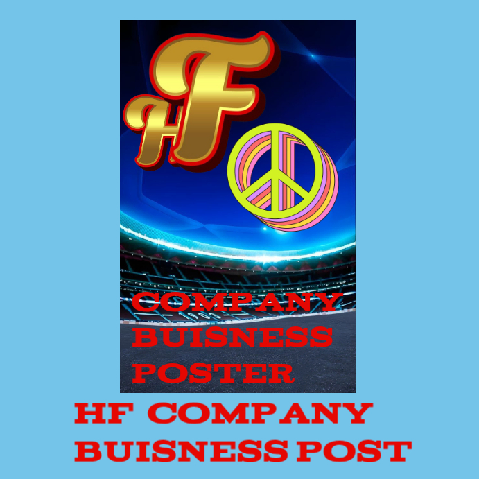 hf company buisness poster Template | PosterMyWall