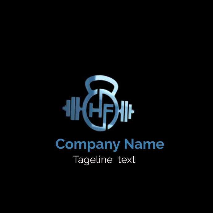 HF company logo Template | PosterMyWall
