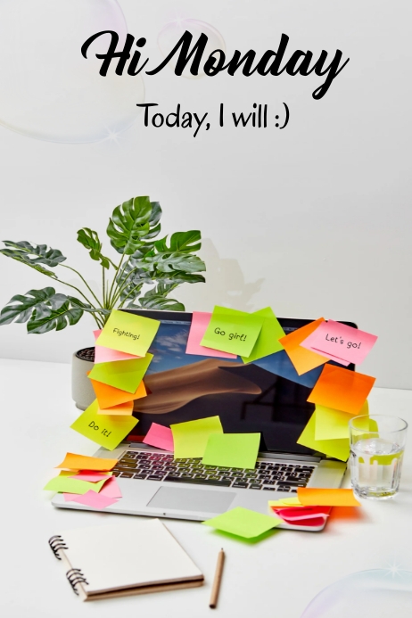 Plantilla de Hi Monday Template Poster Design | PosterMyWall