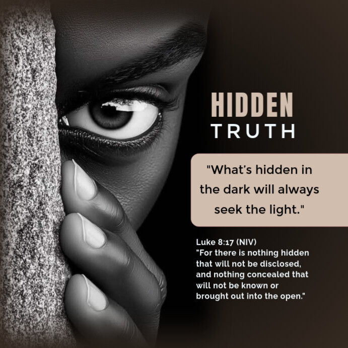 Hidden truth Template | PosterMyWall