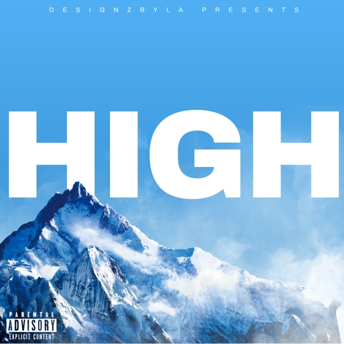 HIGH album mixtape cover art 1.0 Template | PosterMyWall