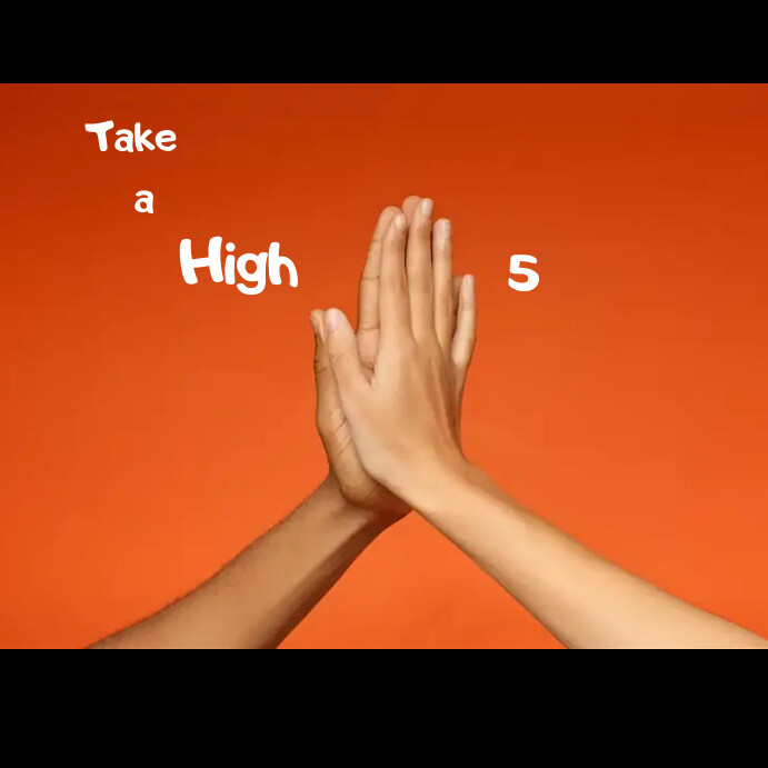 High Five Template | PosterMyWall