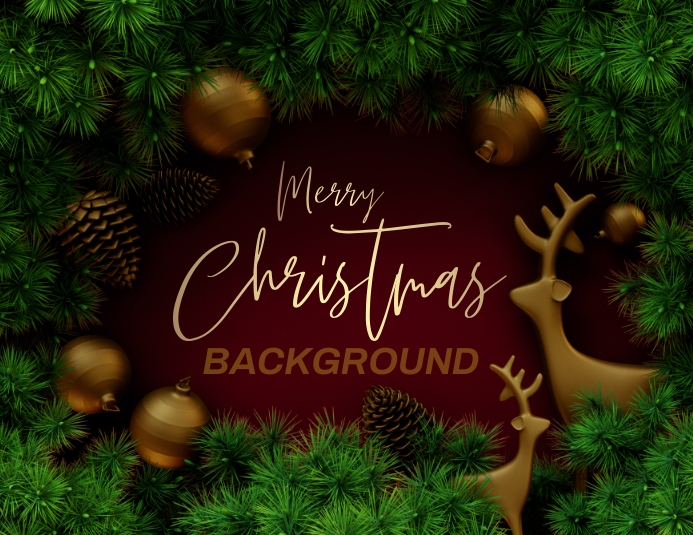 high quality christmas background ad template | PosterMyWall