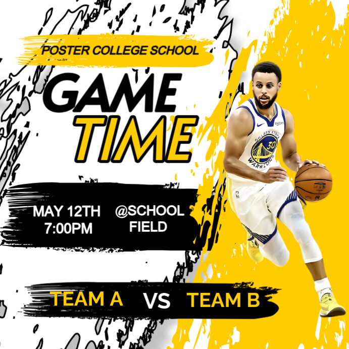 Copy of High school game match design template | PosterMyWall