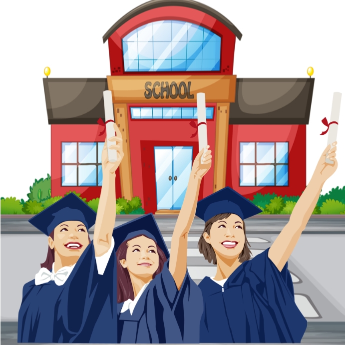 High school girls graduation poster design Template | PosterMyWall