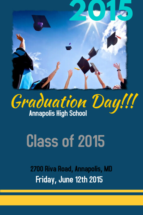 Modèle Fin D'études Secondaires | PosterMyWall