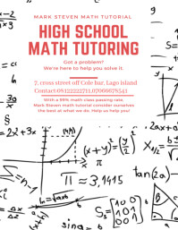 Tutor Maths Flyer Template | PosterMyWall