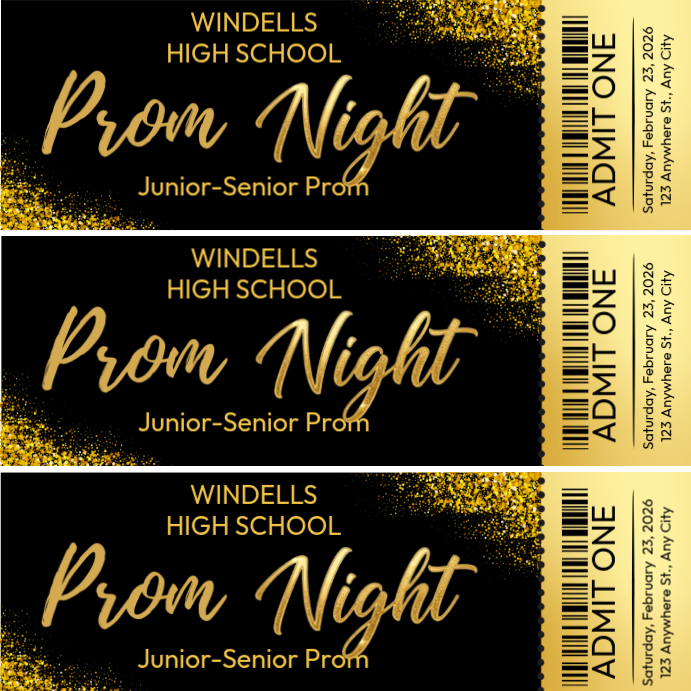 High School Prom Night Template | PosterMyWall