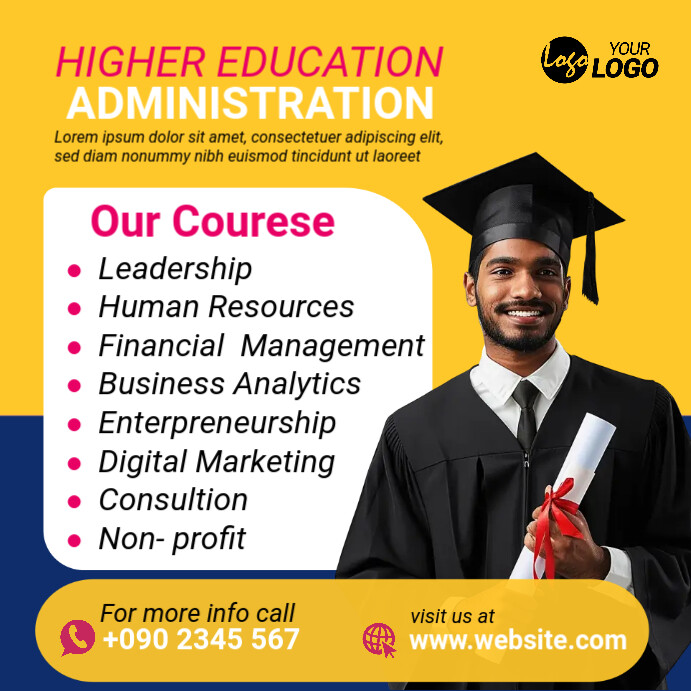 Higher Education Instagram Post Template | PosterMyWall
