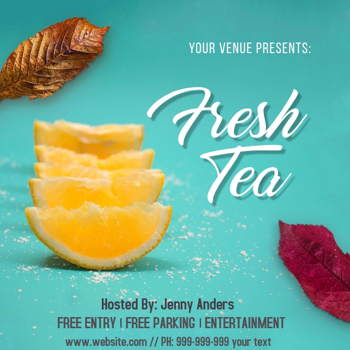 Higth Tea Event Template | PosterMyWall