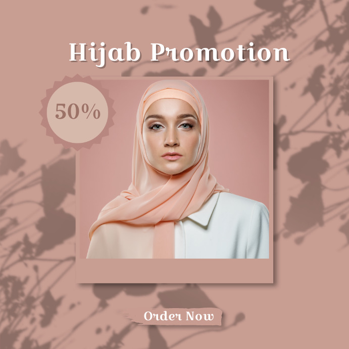 Hijab Promotion Sale 50% Off Template | PosterMyWall