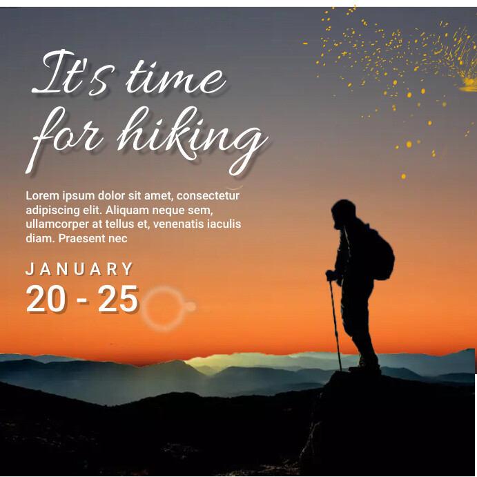 hiking2 Template | PosterMyWall