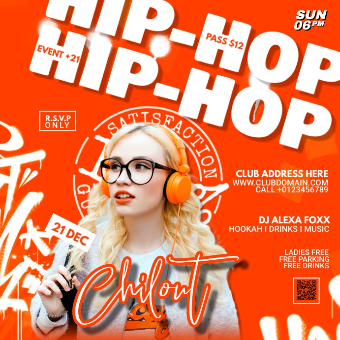 HIP HOP Template | PosterMyWall