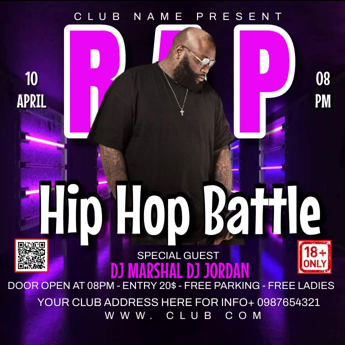 Hip hop flyer Template | PosterMyWall