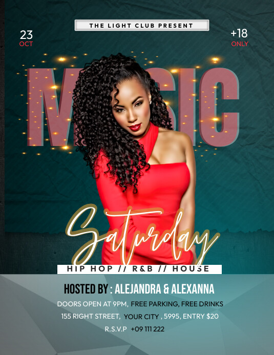 Hip hop Music Ads Template | PosterMyWall
