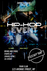 Hip-hop flyer template | PosterMyWall