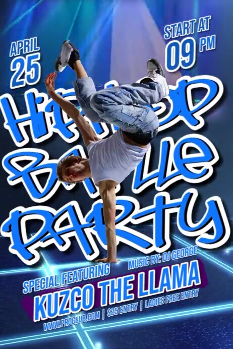 Copy of Hiphop Battle Party | PosterMyWall