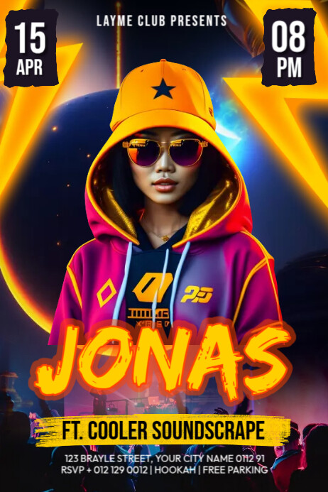 Hiphop DJ Poster Template | PosterMyWall