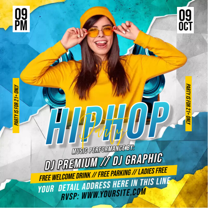 Copy of HipHop Night Party | PosterMyWall