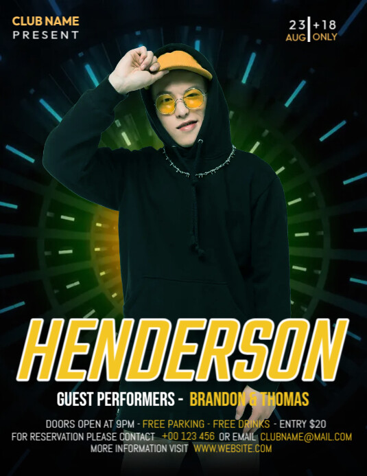 Hiphop Poster Flyer Template | PosterMyWall