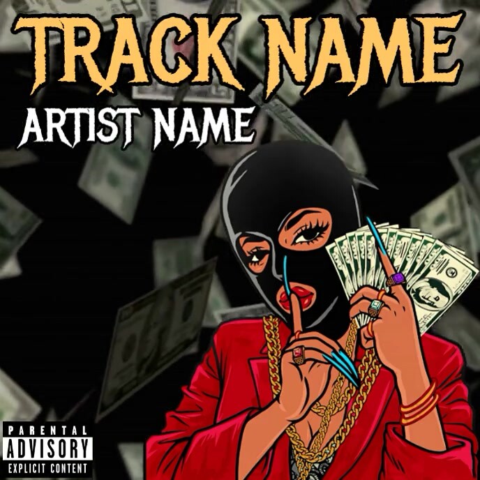 Copy of Hiphop trap album cover illustrative rap drill | PosterMyWall