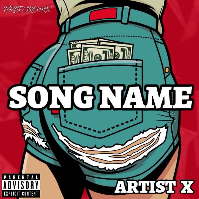 Hiphop trap album cover illustrative rap drill girl Template | PosterMyWall