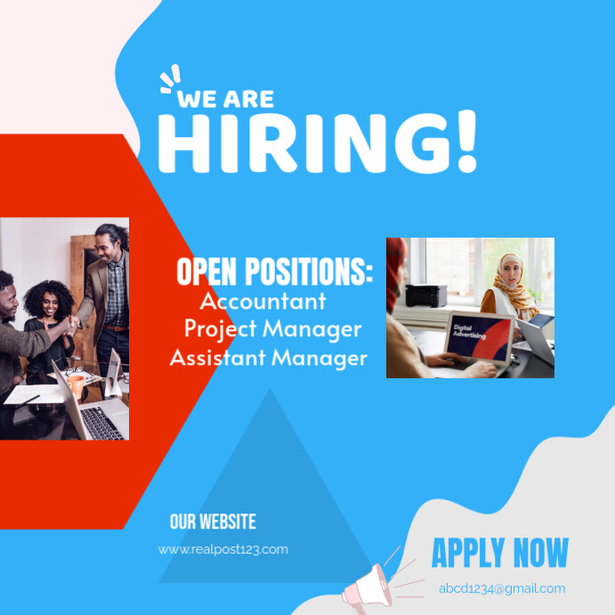 hire a job fairs now urgent come here 2025 needed Template | PosterMyWall