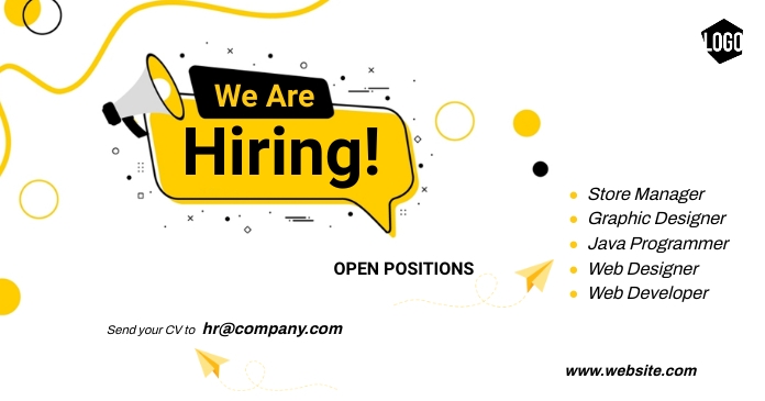 Hiring Ad Template | PosterMyWall