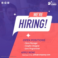 Hiring Ad Template | PosterMyWall