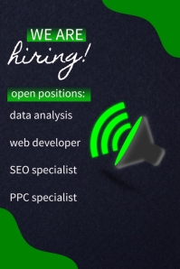 Hiring Ad Template | PosterMyWall
