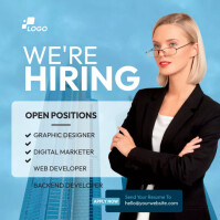 Hiring Ad Template | PosterMyWall