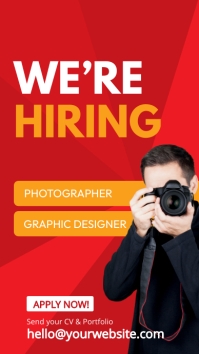 We're Hiring Ad Template | PosterMyWall