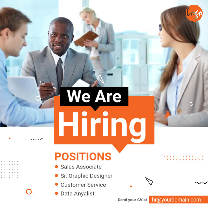 Hiring Ad Template | PosterMyWall