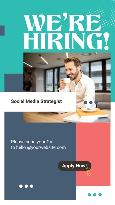 Hiring Ad Template | PosterMyWall