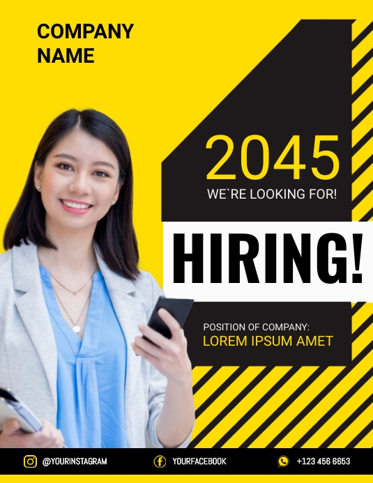 Copy of Hiring Agency Ads | PosterMyWall