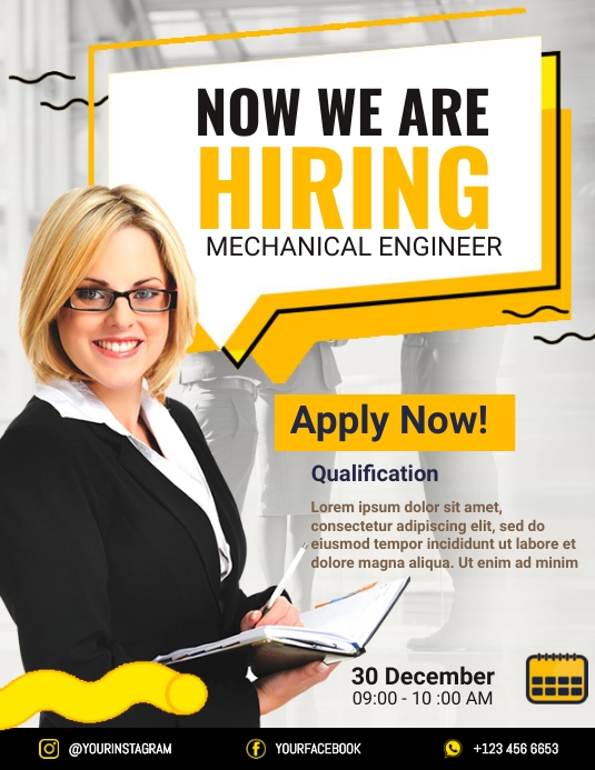Copy of Hiring Agency Ads | PosterMyWall