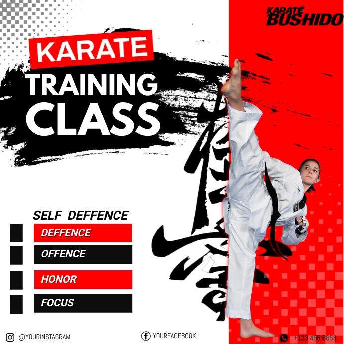 Karate Poster Ads Template | PosterMyWall