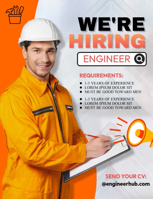 Hiring Announcement Template | PosterMyWall