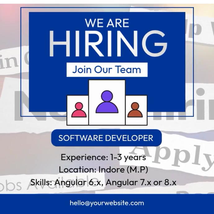 Hiring Announcement Template | PosterMyWall