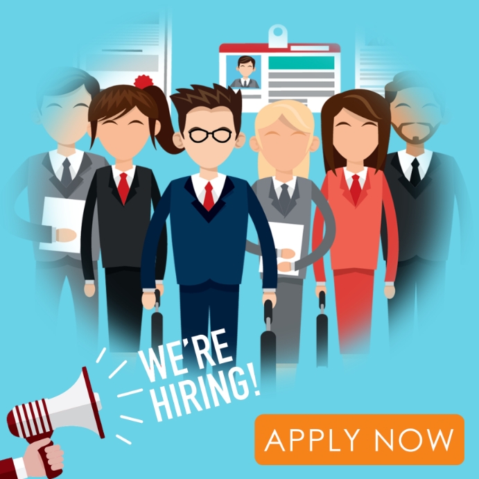 Hiring Apply Now Template | PosterMyWall