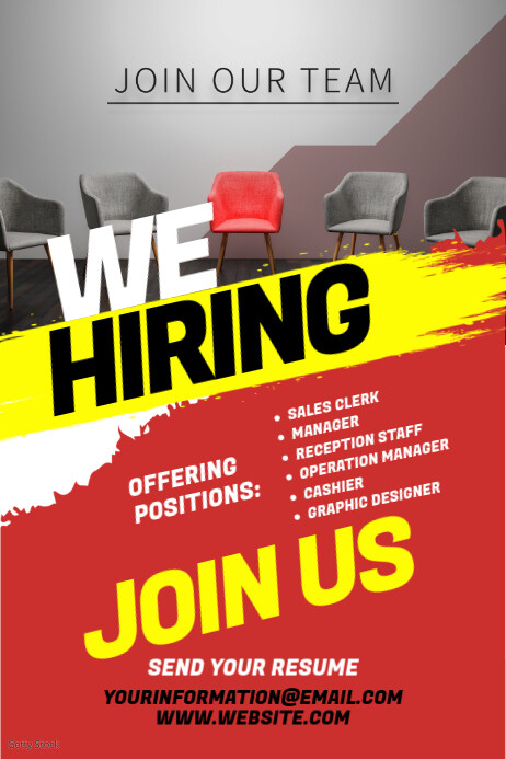 Copy of Hiring Banner Template | PosterMyWall