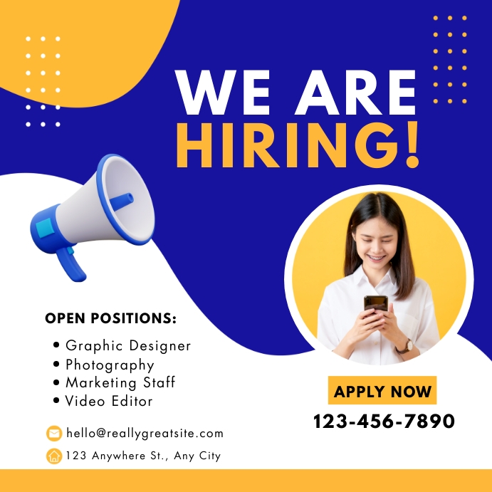 HIRING COMPANY TEMPLATE | PosterMyWall
