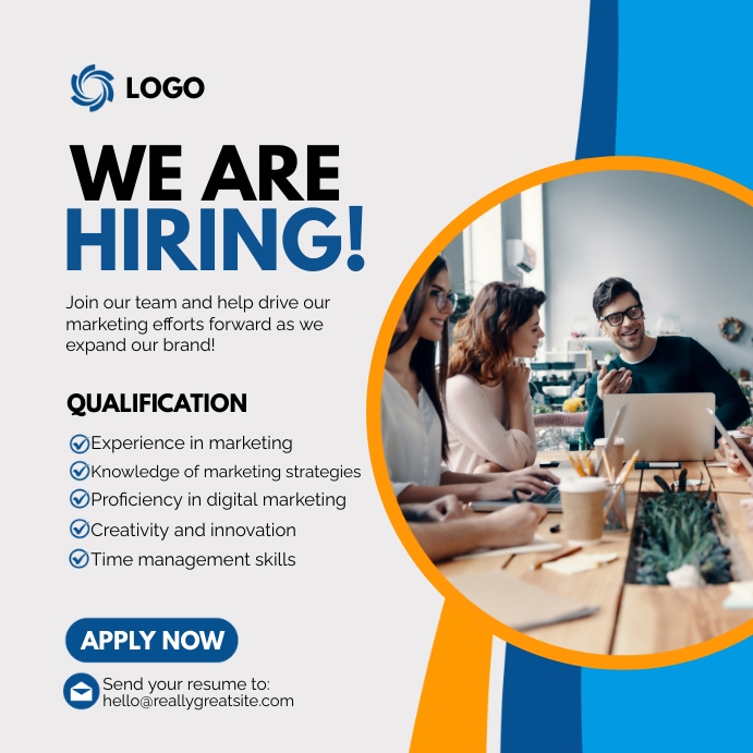 HIRING COMPANY TEMPLATE | PosterMyWall