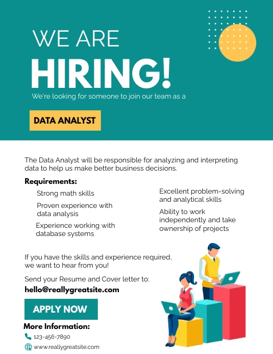 Copy of HIRING COMPANY TEMPLATE | PosterMyWall