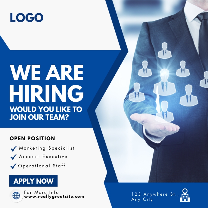 HIRING COMPANY TEMPLATE | PosterMyWall