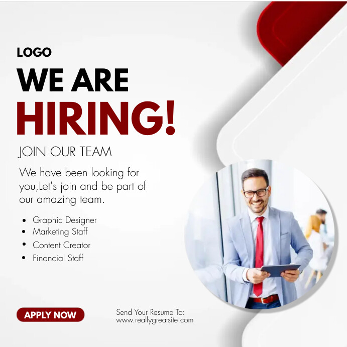 Plantilla de HIRING COMPANY TEMPLATE | PosterMyWall