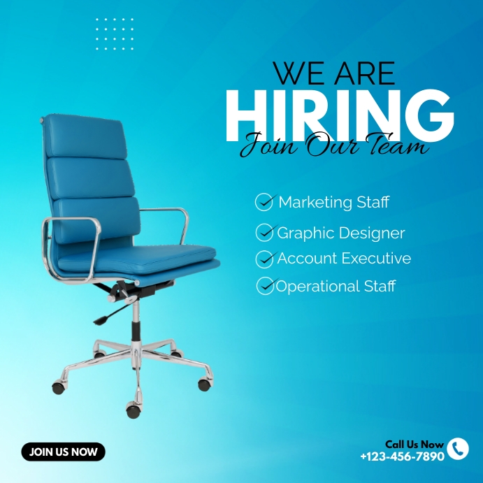 HIRING COMPANY TEMPLATE | PosterMyWall