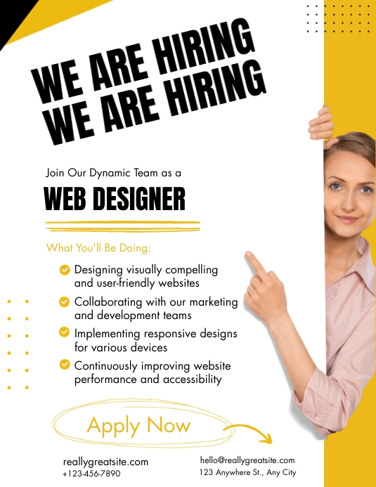 HIRING COMPANY TEMPLATE | PosterMyWall