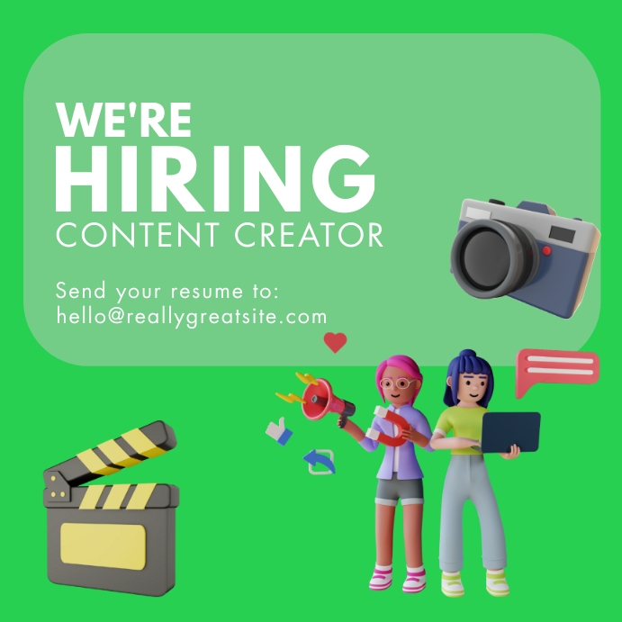 HIRING COMPANY TEMPLATE | PosterMyWall